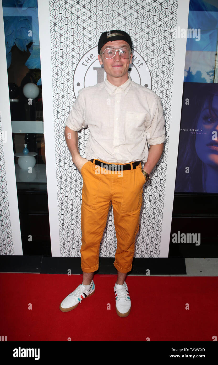 Los Angeles, Ca, USA. 28th May, 2019. Nick Galarza, at Hayley Orrantia ...