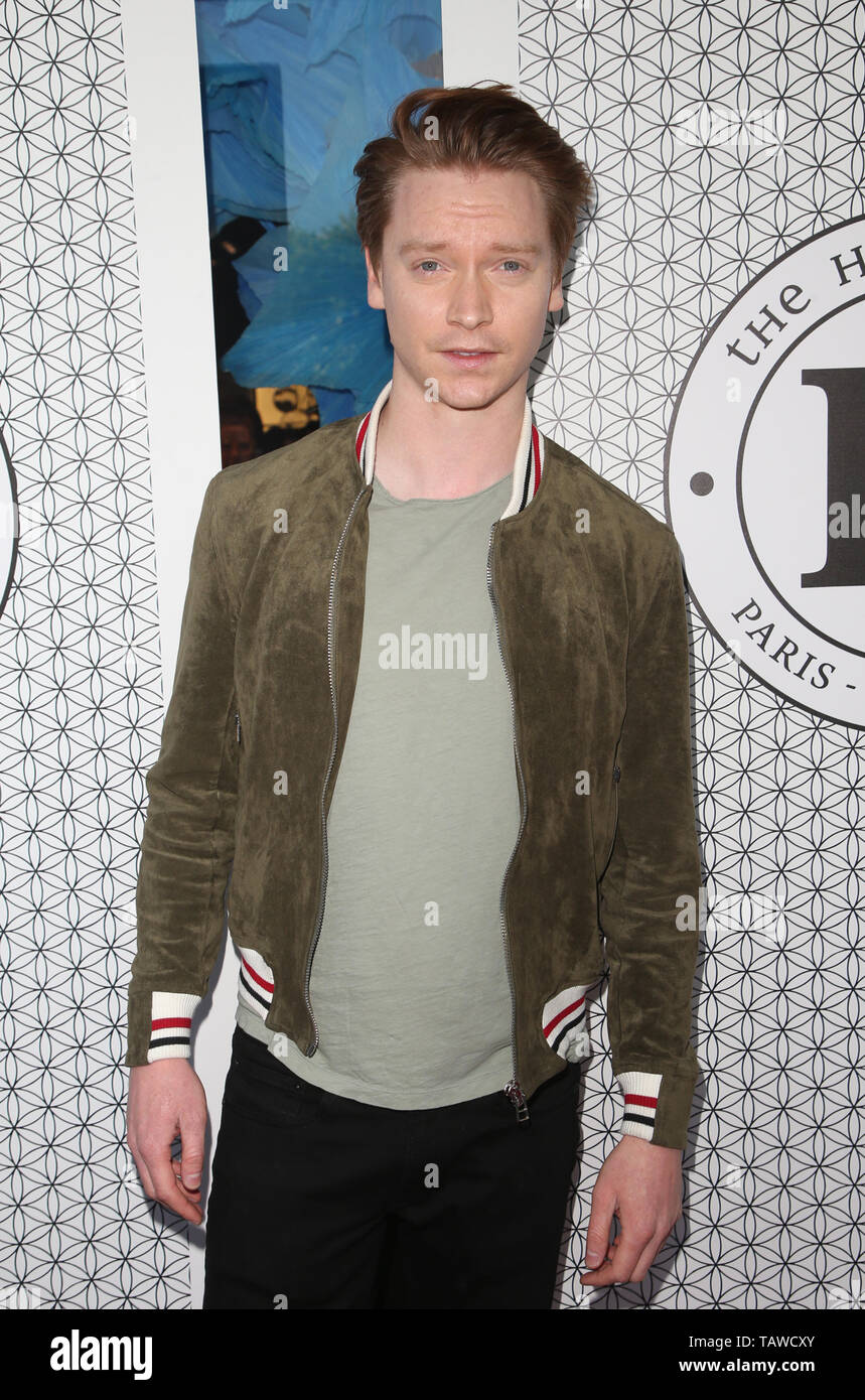 Los Angeles, Ca, USA. 28th May, 2019. Calum Worthy, at Hayley Orrantia ...