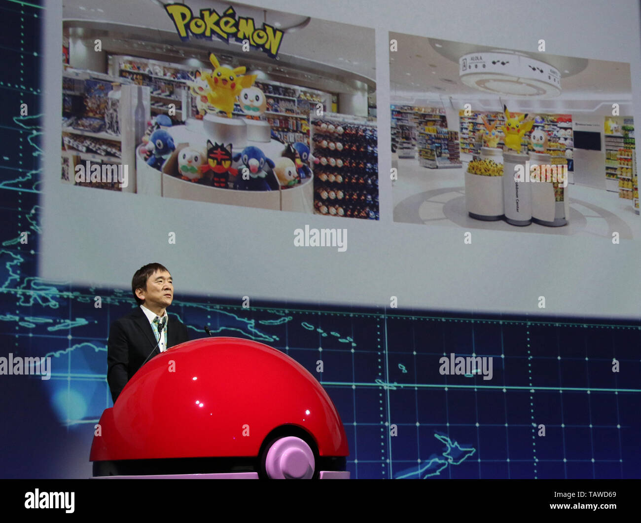 Tokyo, Japan. 29th May, 2019. Japan's Pokemon company president ...