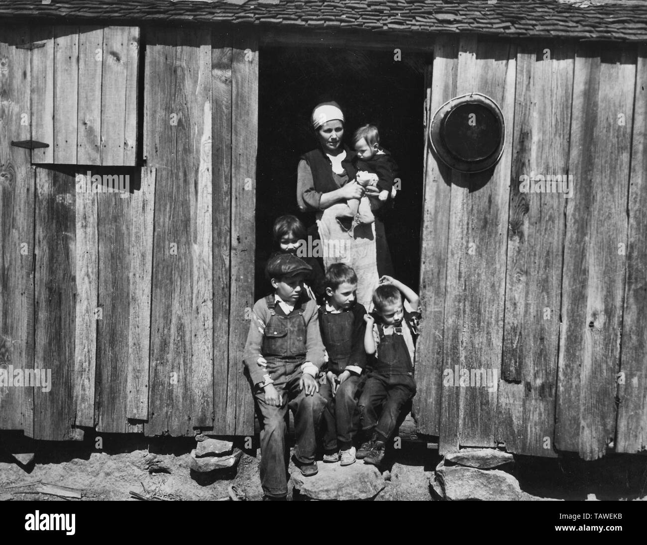 Farm Security Administration sharecropper photo of Mrs. Handley and ...