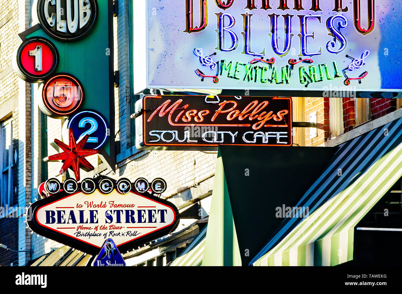 Memphis sign hi-res stock photography and images - Alamy