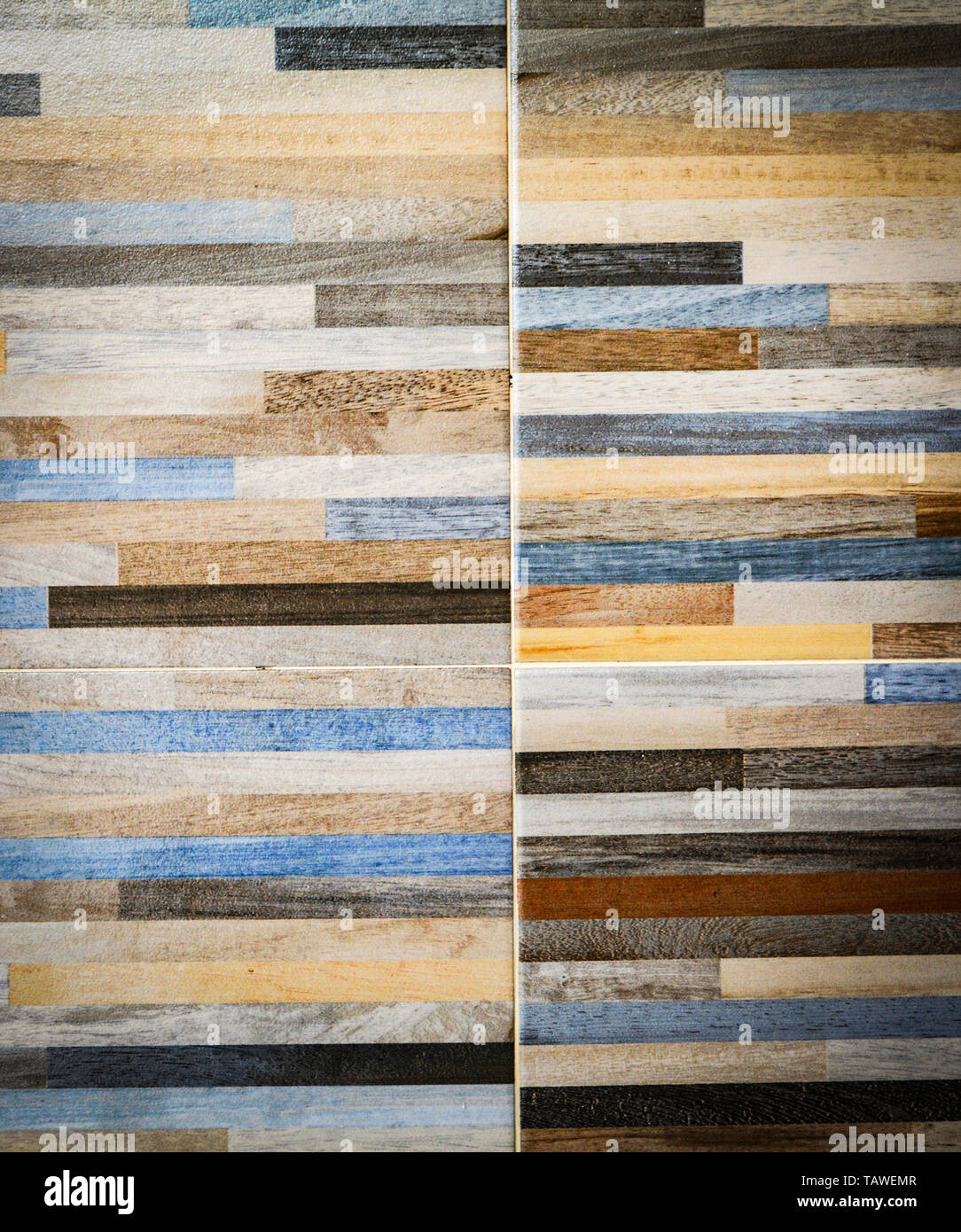 Mixed color brick wall tiles ceramic texture background Stock Photo - Alamy