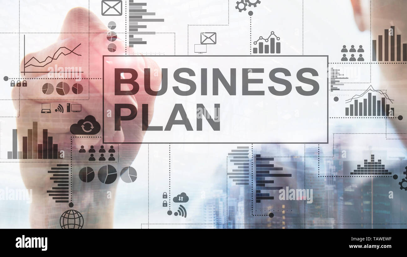 Double exposure Business plan and strategy concept Stock Photo - Alamy