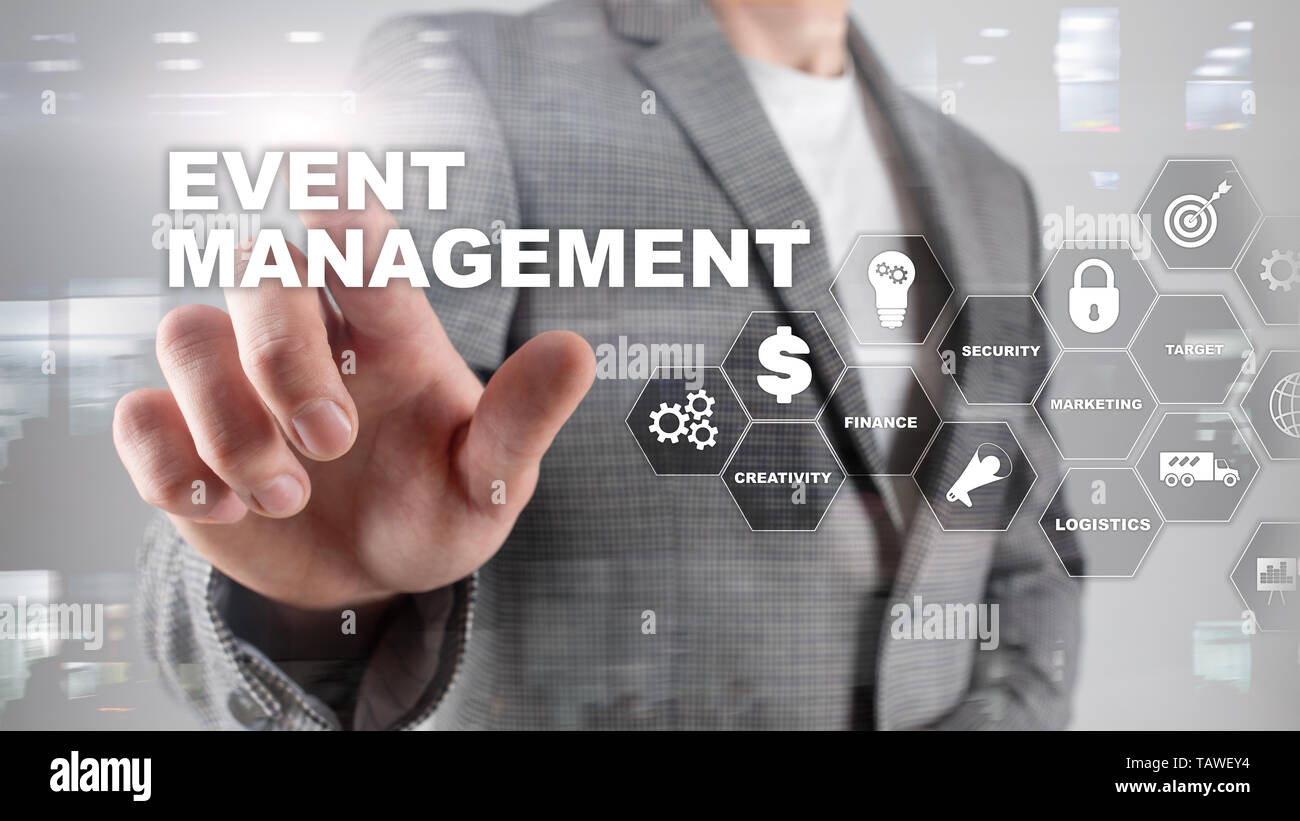 Event management Concept. Event management flowchart. Event management ...