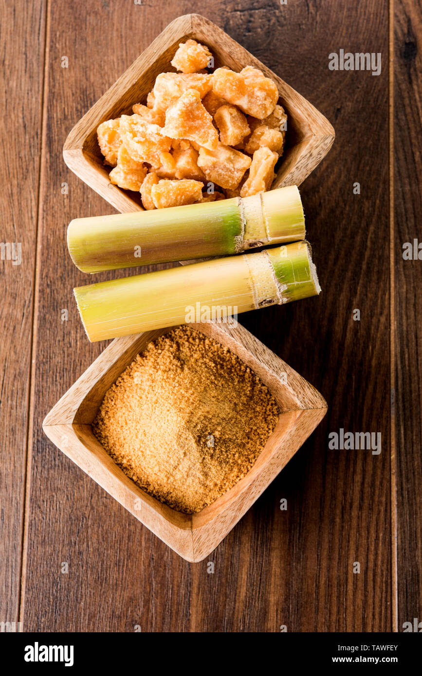 Organic Gur or Jggery Powder is unrefined sugar obtained from ...