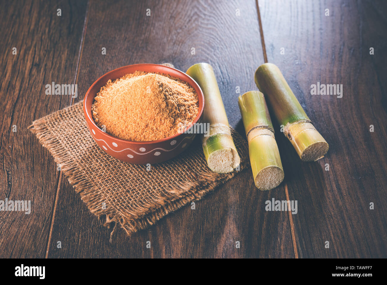 Organic Gur or Jggery Powder is unrefined sugar obtained from ...