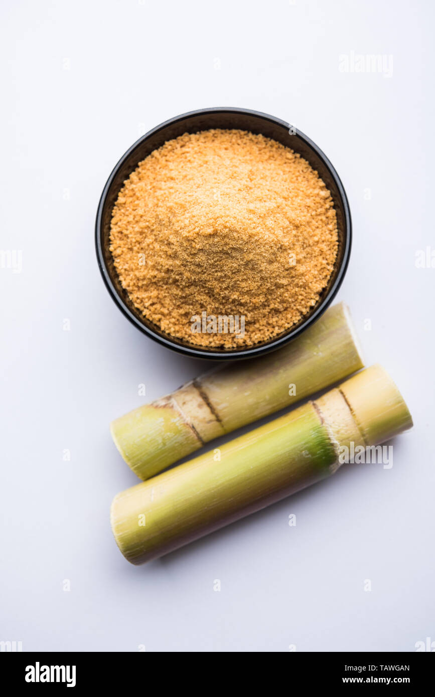 Organic Gur or Jggery Powder is unrefined sugar obtained from ...