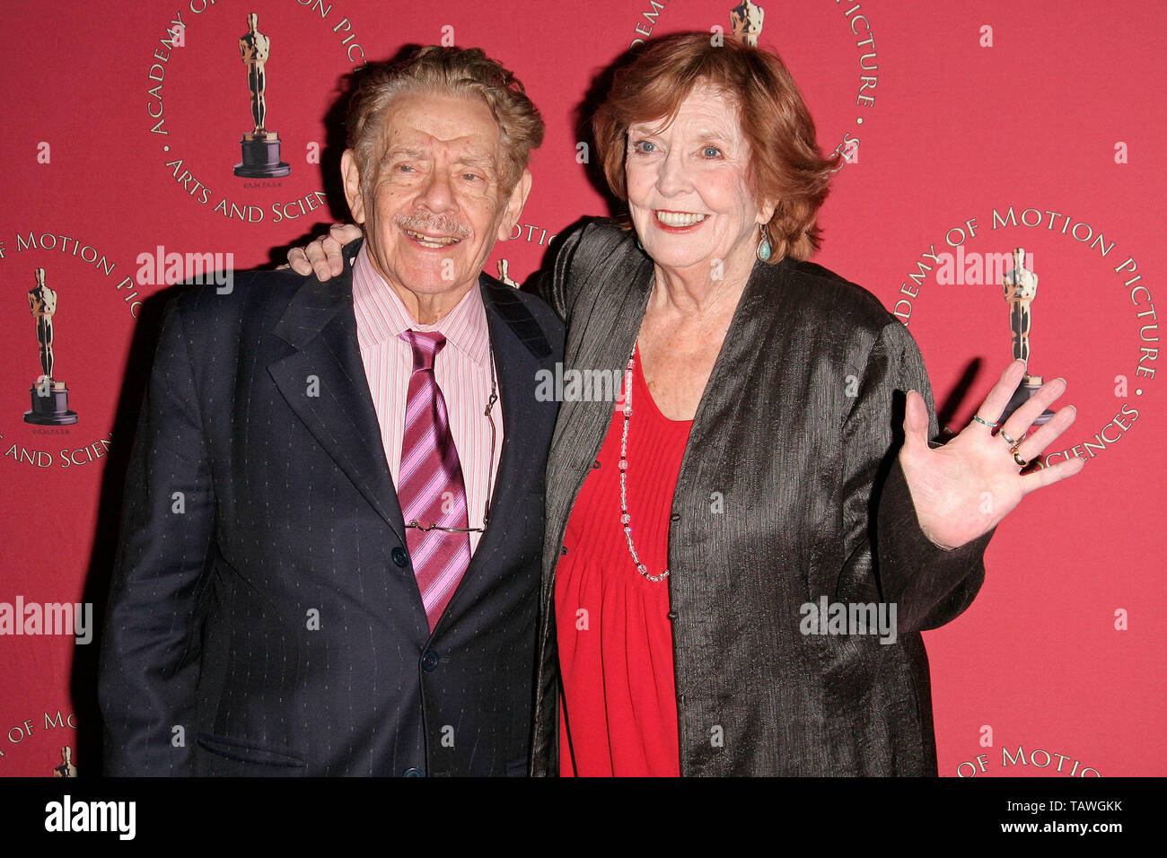 New York, USA. 24 February, 2008. Actors, Jerry Stiller, and, Anne ...