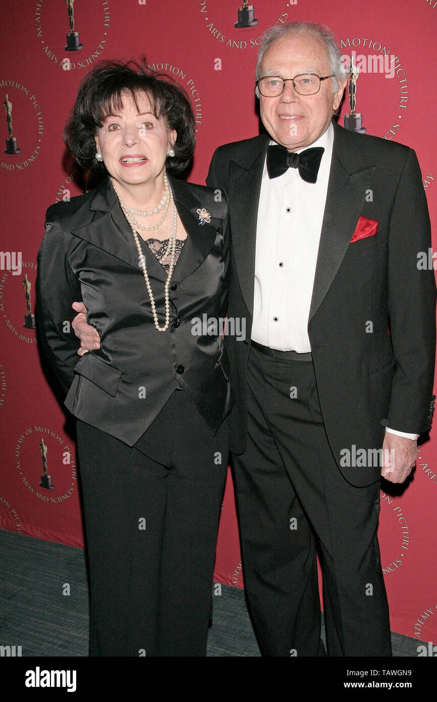 New York, USA. 24 February, 2008. Gloria Ramin, and, Composer, Sid ...