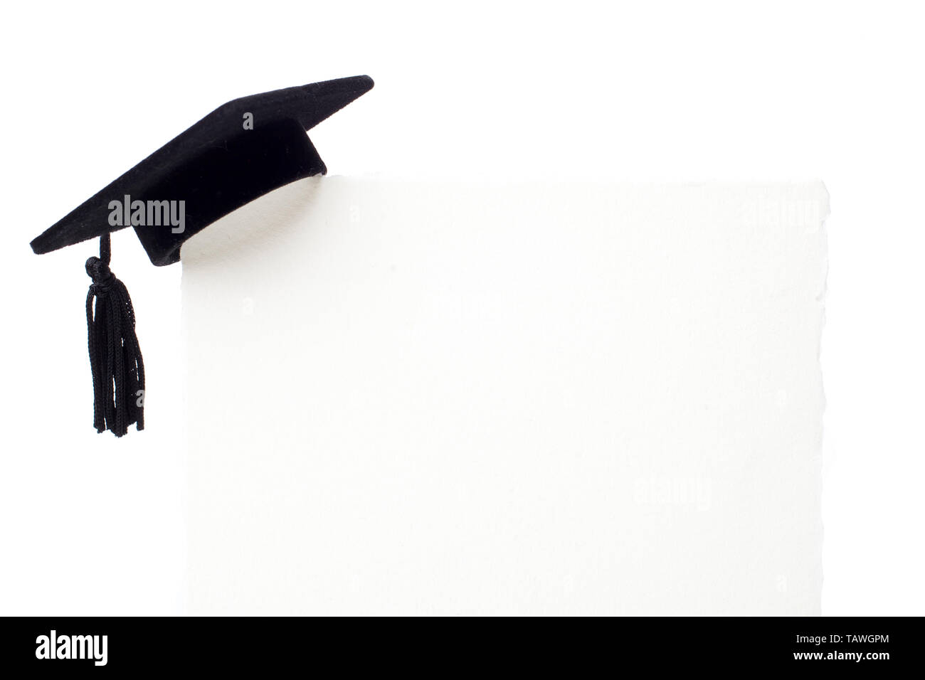 Graduation celebration poster hat Cut Out Stock Images & Pictures - Alamy