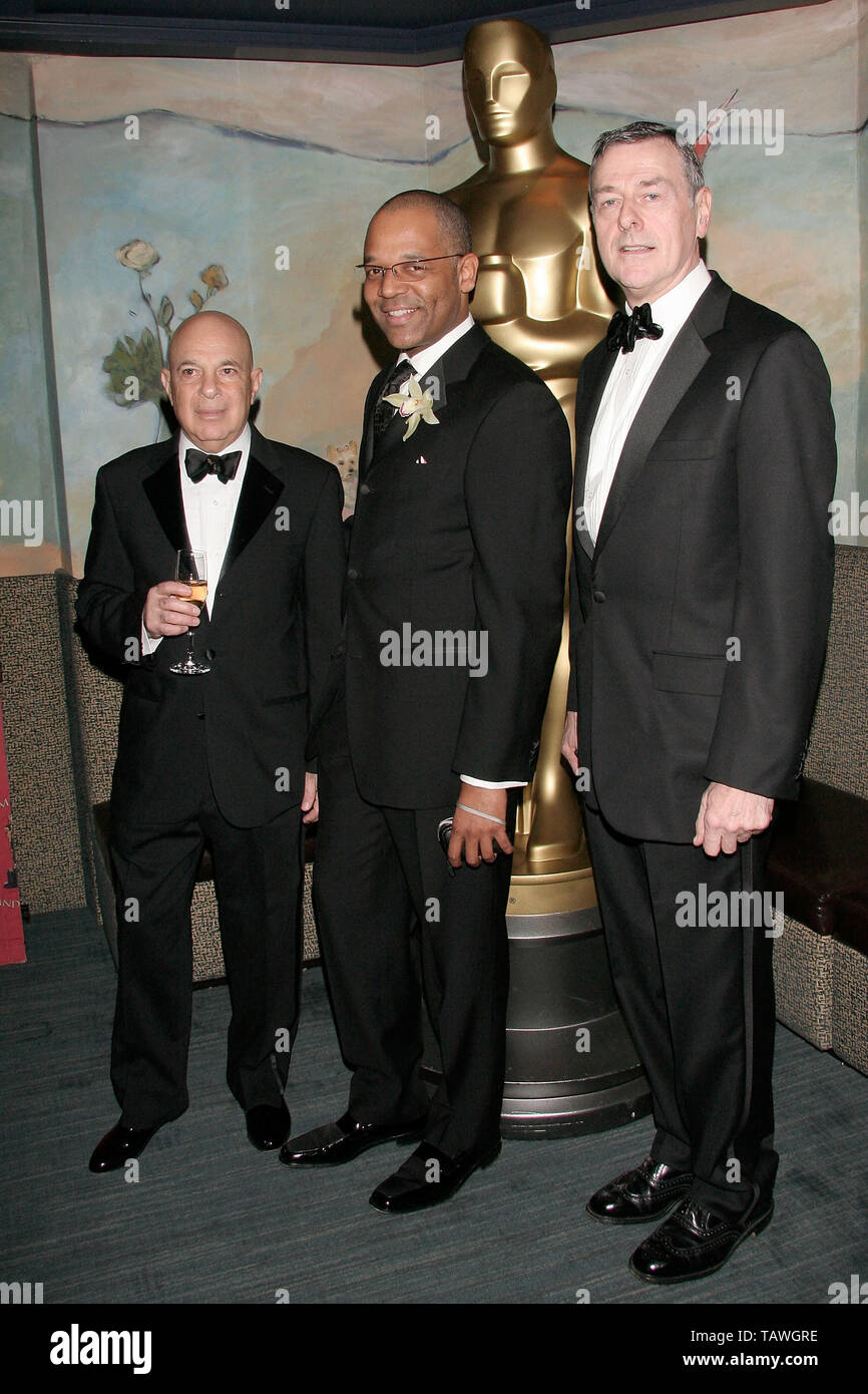 New York, USA. 24 February, 2008. Martin Fisher, Patrick Harrison, and ...