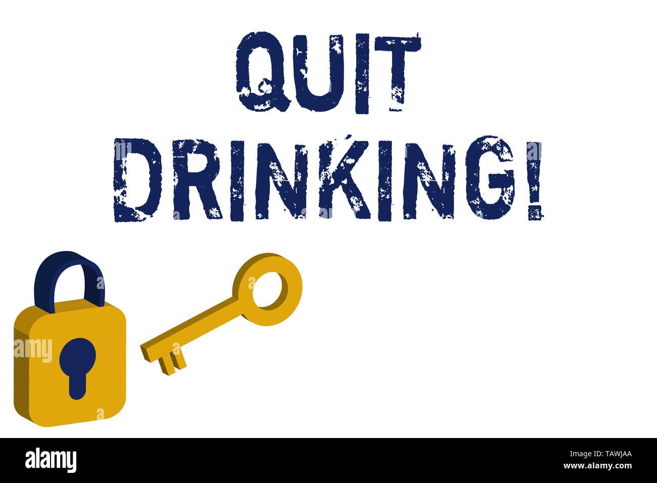 Text sign showing Quit Drinking. Business photo showcasing involves ...