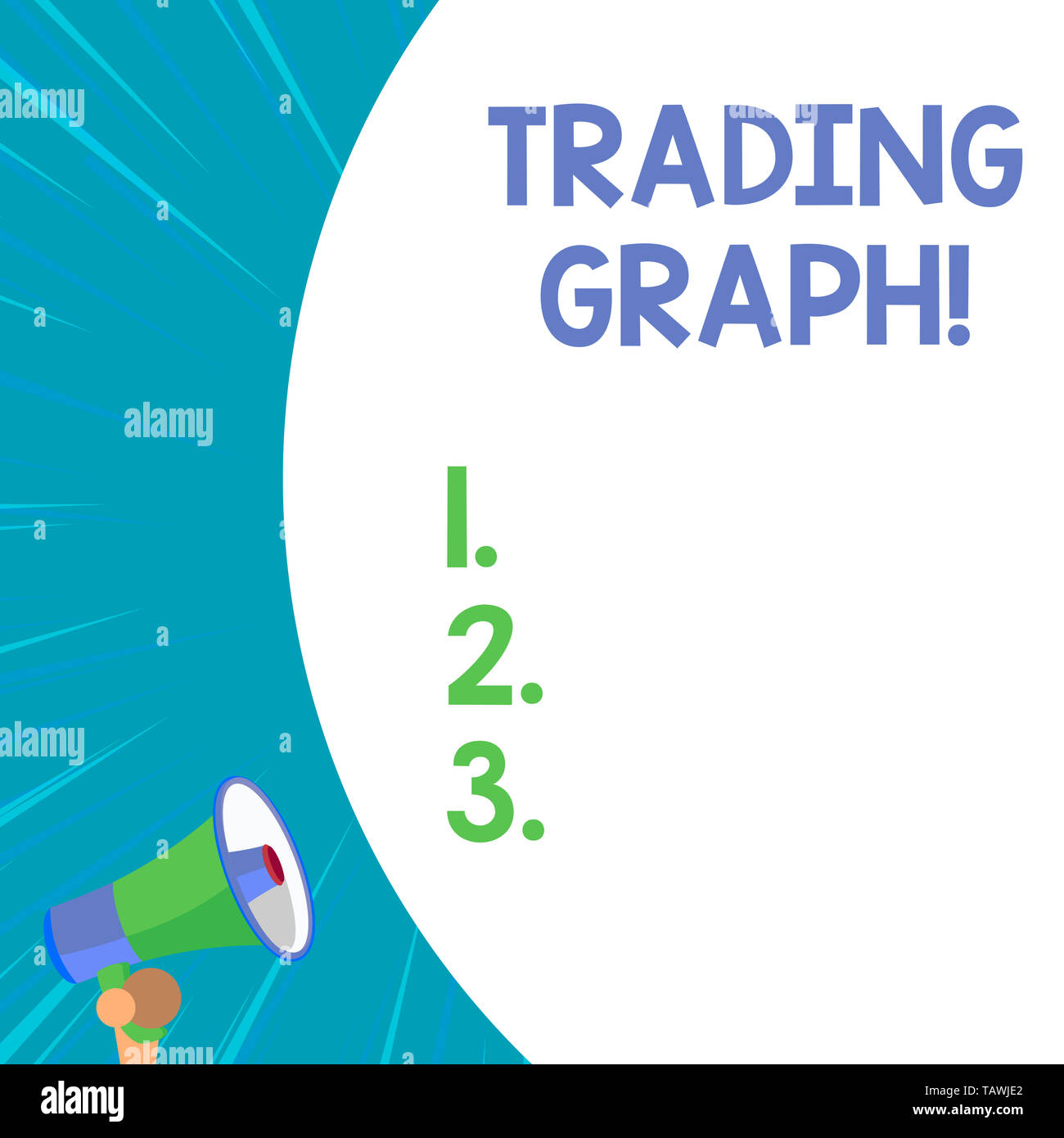 Conceptual hand writing showing Trading Graph. Concept meaning ...