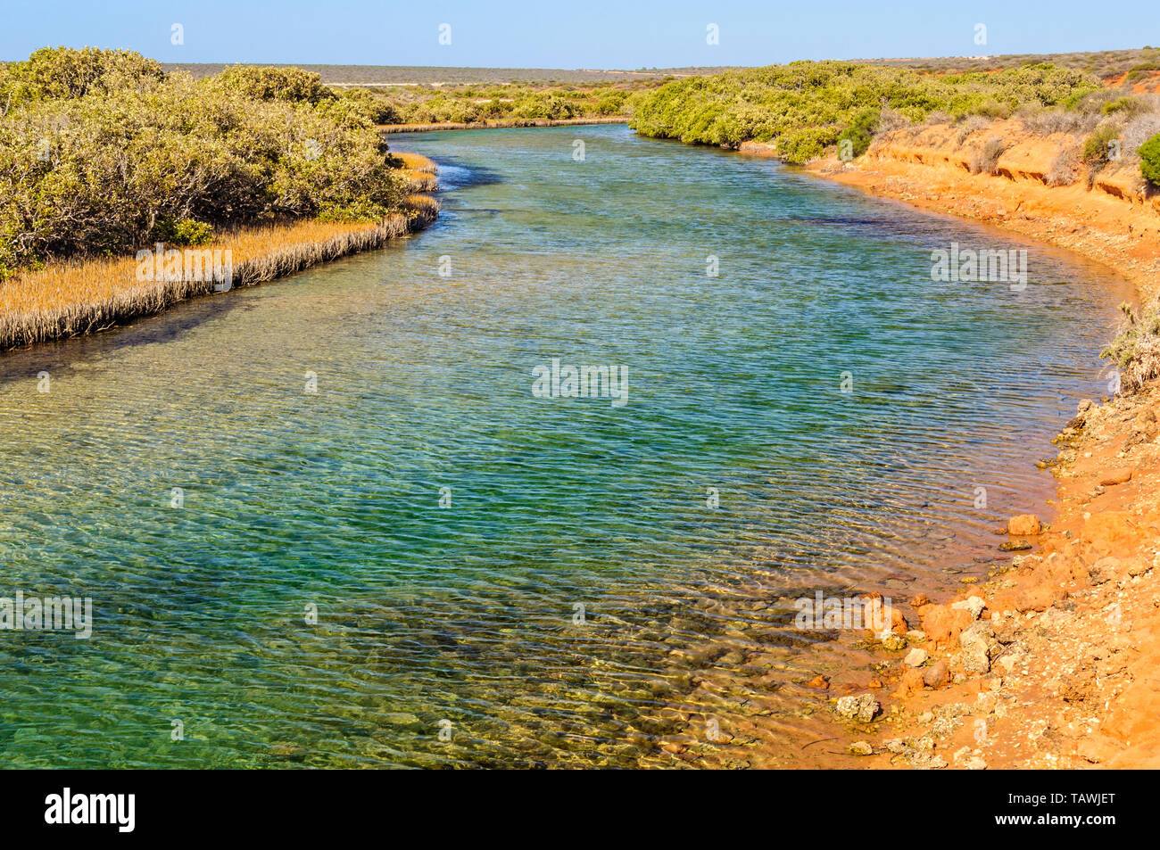 Little Lagoon is a beautiful blue inlet ideal for swimming and fishing ...
