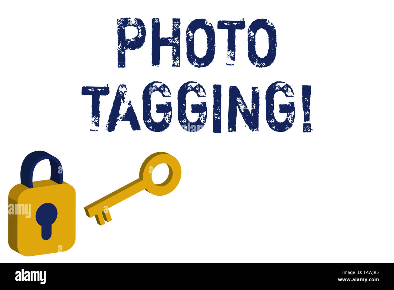 Text sign showing Photo Tagging. Business photo showcasing identify ...