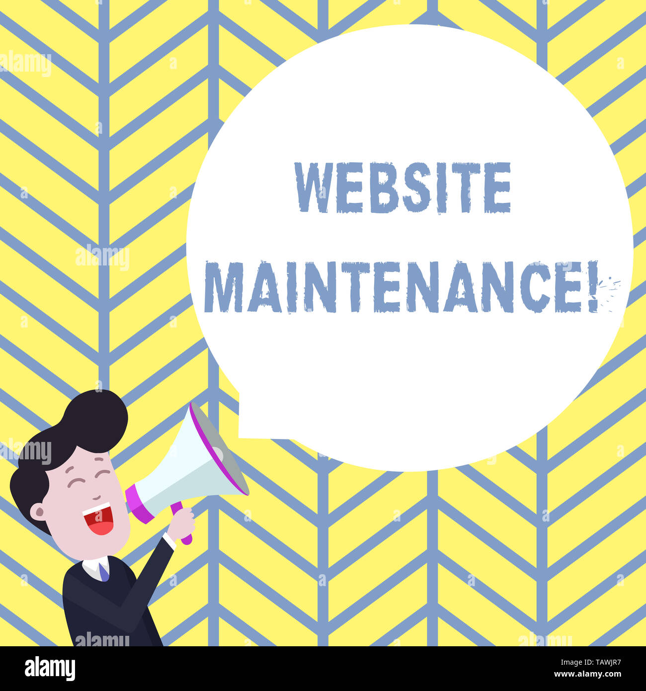 Handwriting text writing Website Maintenance. Conceptual photo act of ...