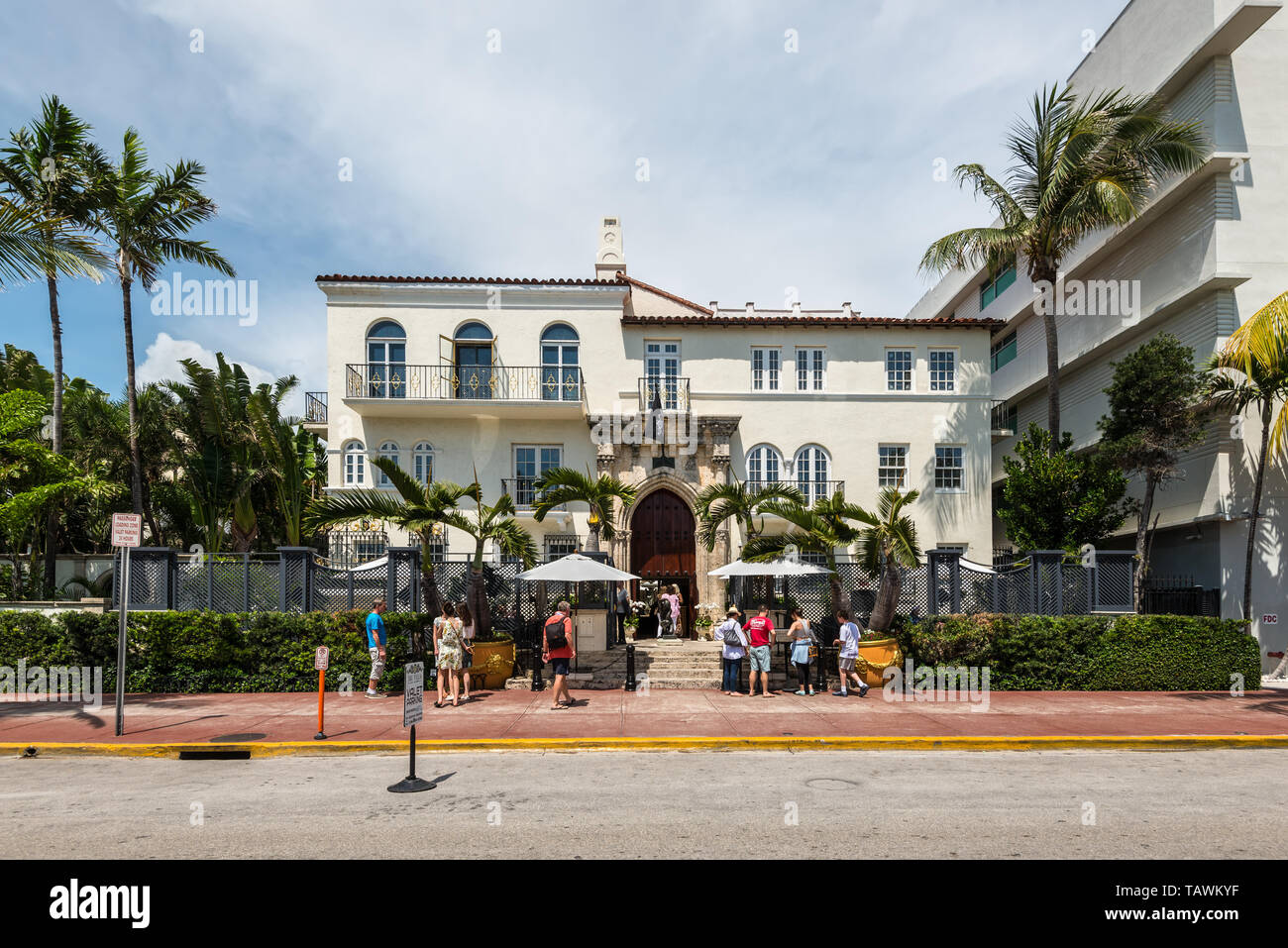 Miami, FL, USA - April 19, 2019: The Villa Casa Casuarina (The former ...