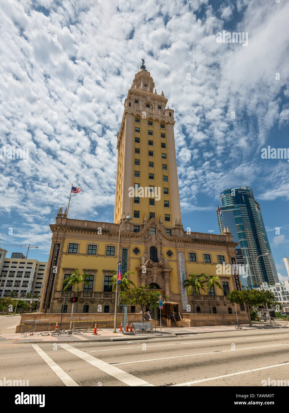 Miami, FL, United States - April 19, 2019: The Miami Freedom Tower ...