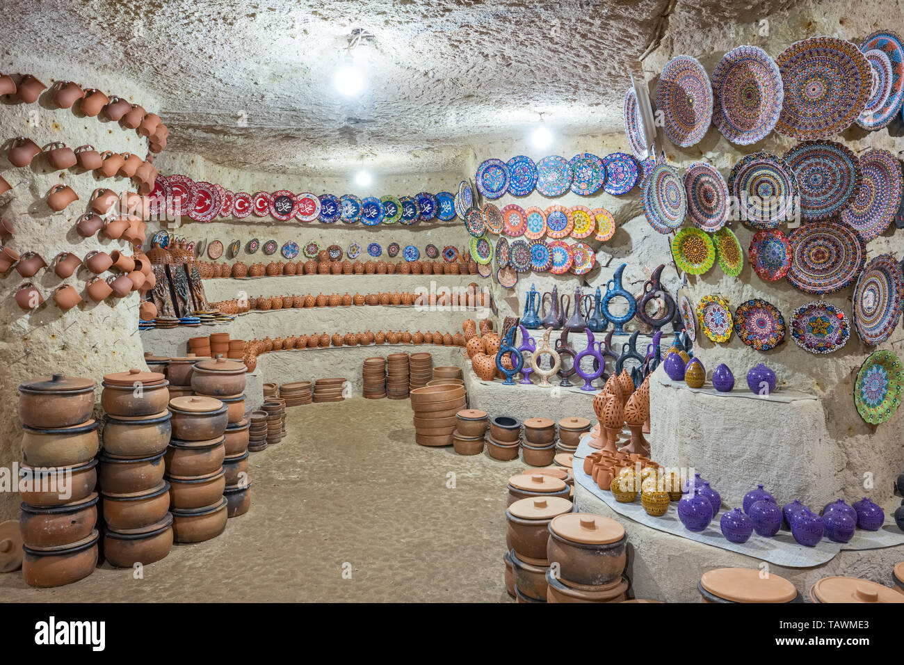 Cappadocia underground ceramic museum hi-res stock photography and ...