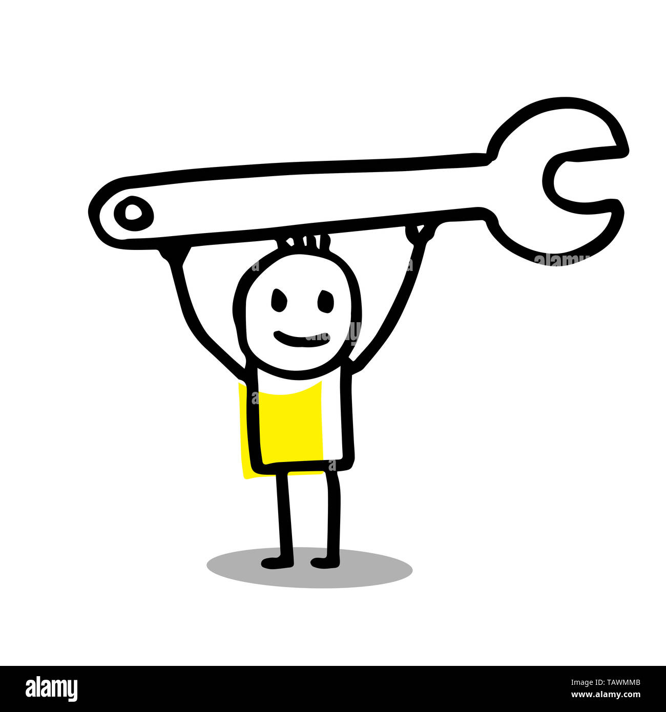 Stick figure illustration hi-res stock photography and images - Alamy