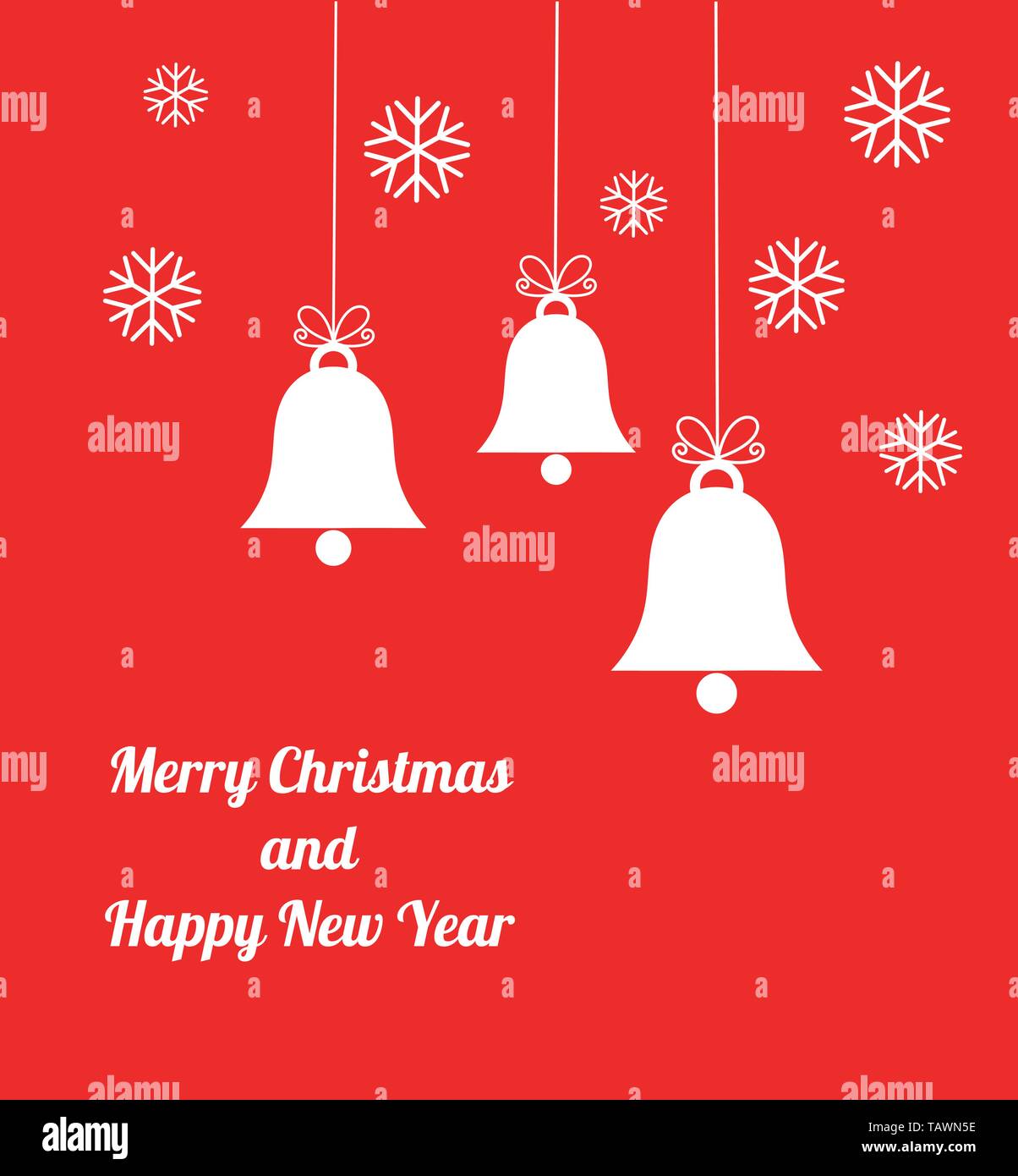 Christmas bells background. Vector illustration Stock Vector Image ...