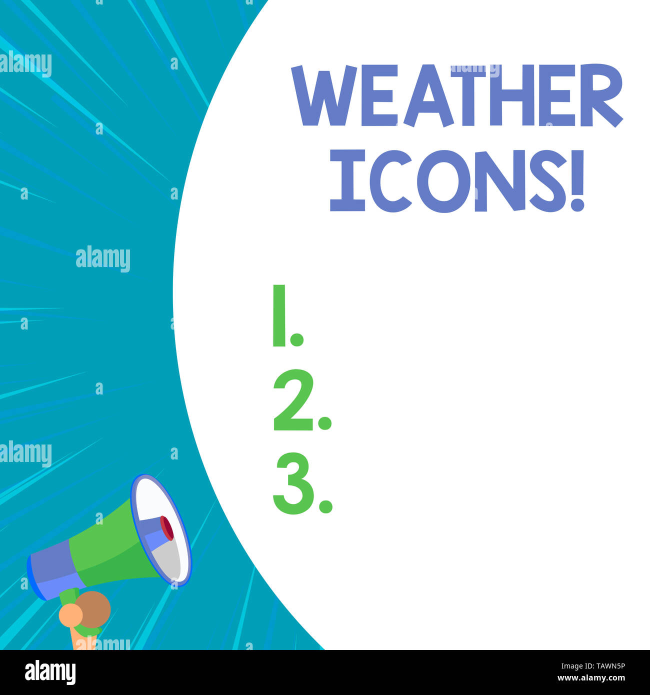 Conceptual hand writing showing Weather Icons. Concept meaning Plotted ...