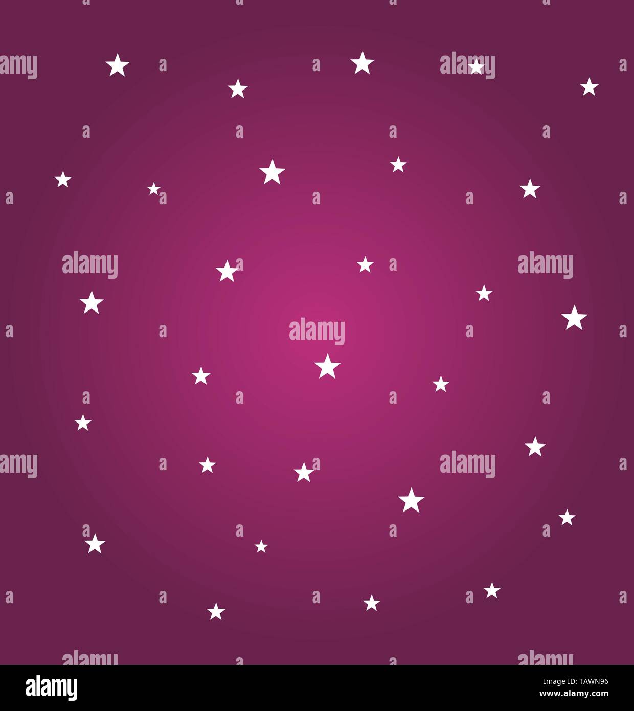 Magic stars on purple background. Vector illustration Stock Vector ...