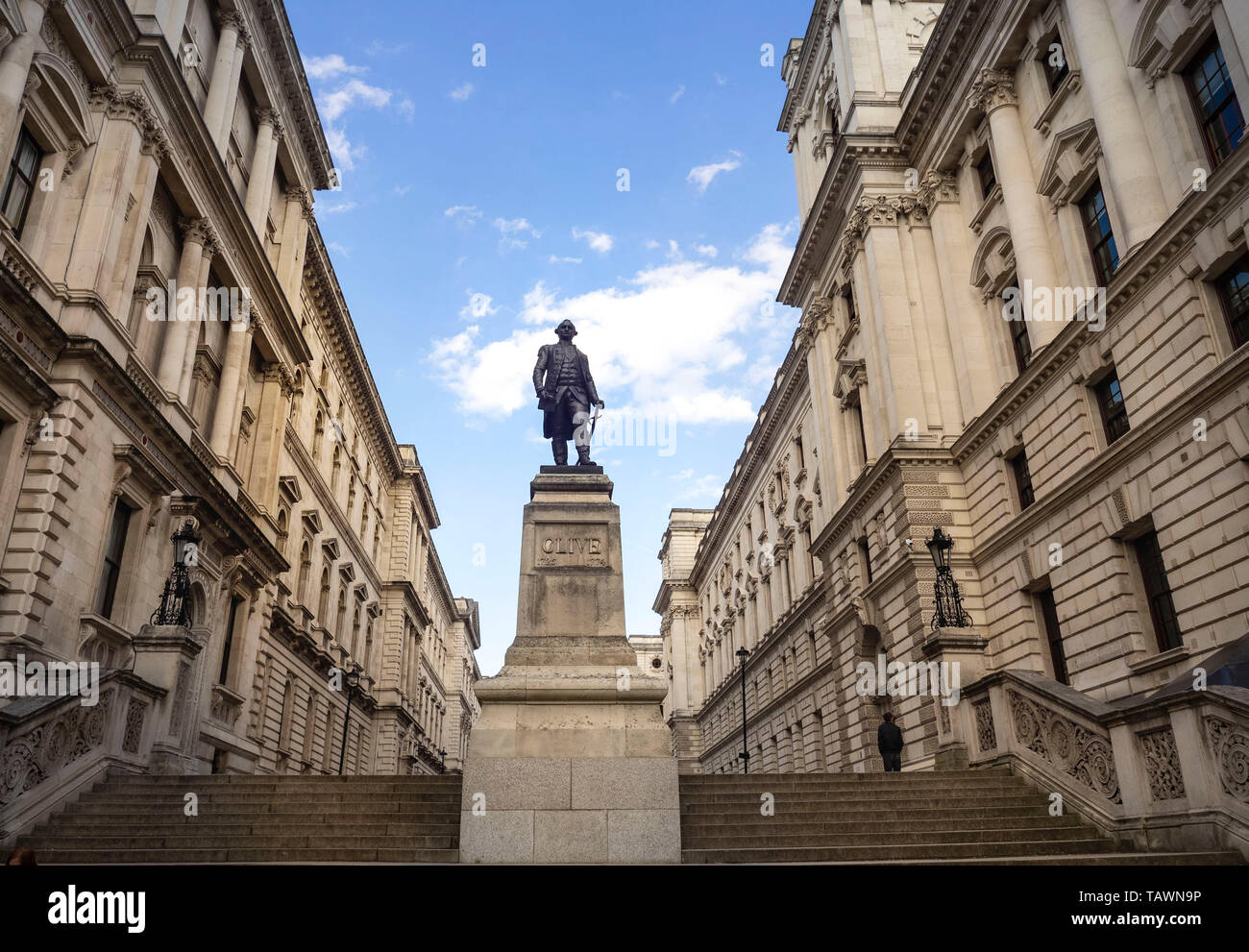 Statue of Robert Clive, London Stock Photo - Alamy