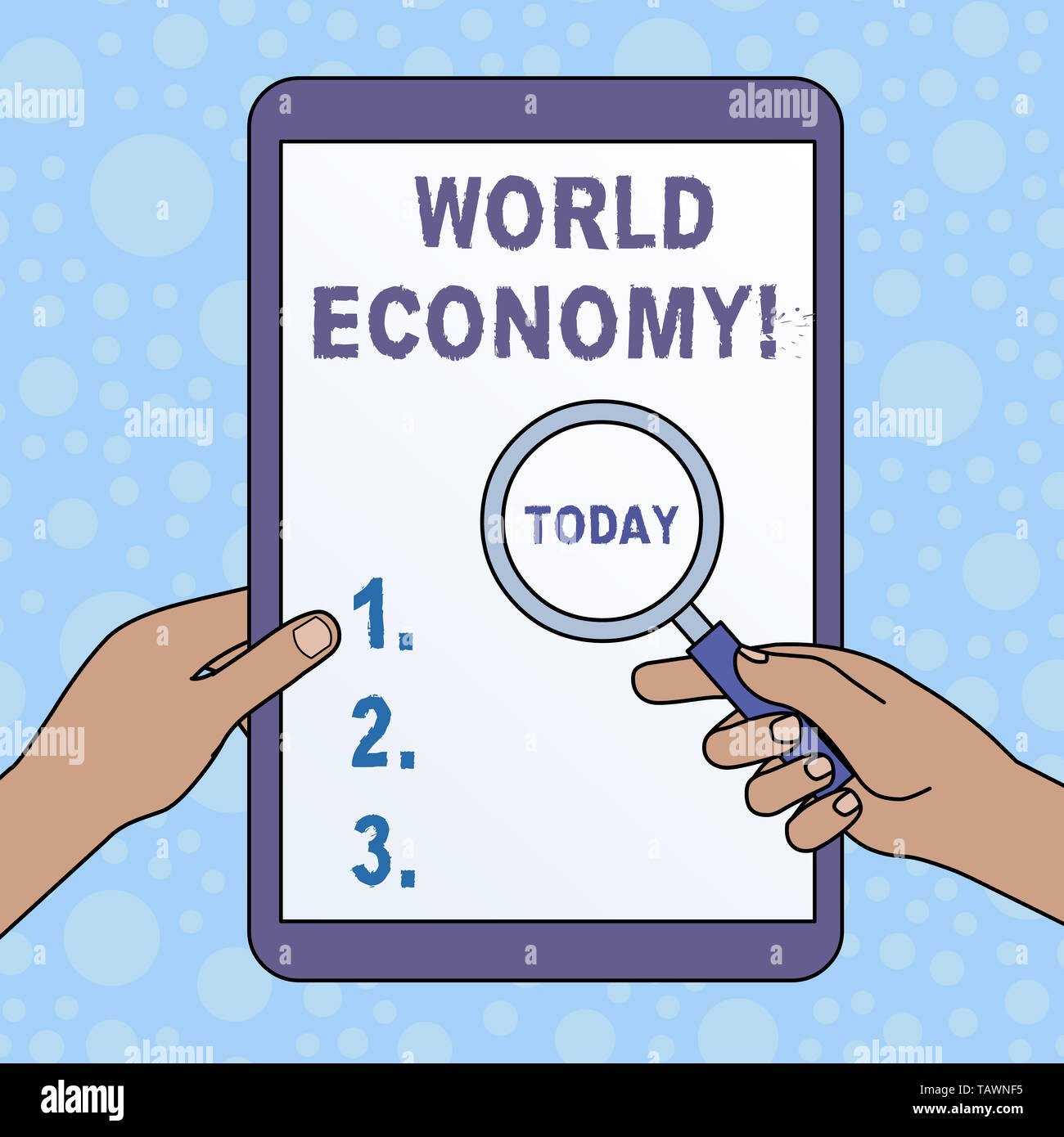 Word writing text World Economy. Business photo showcasing way in which ...
