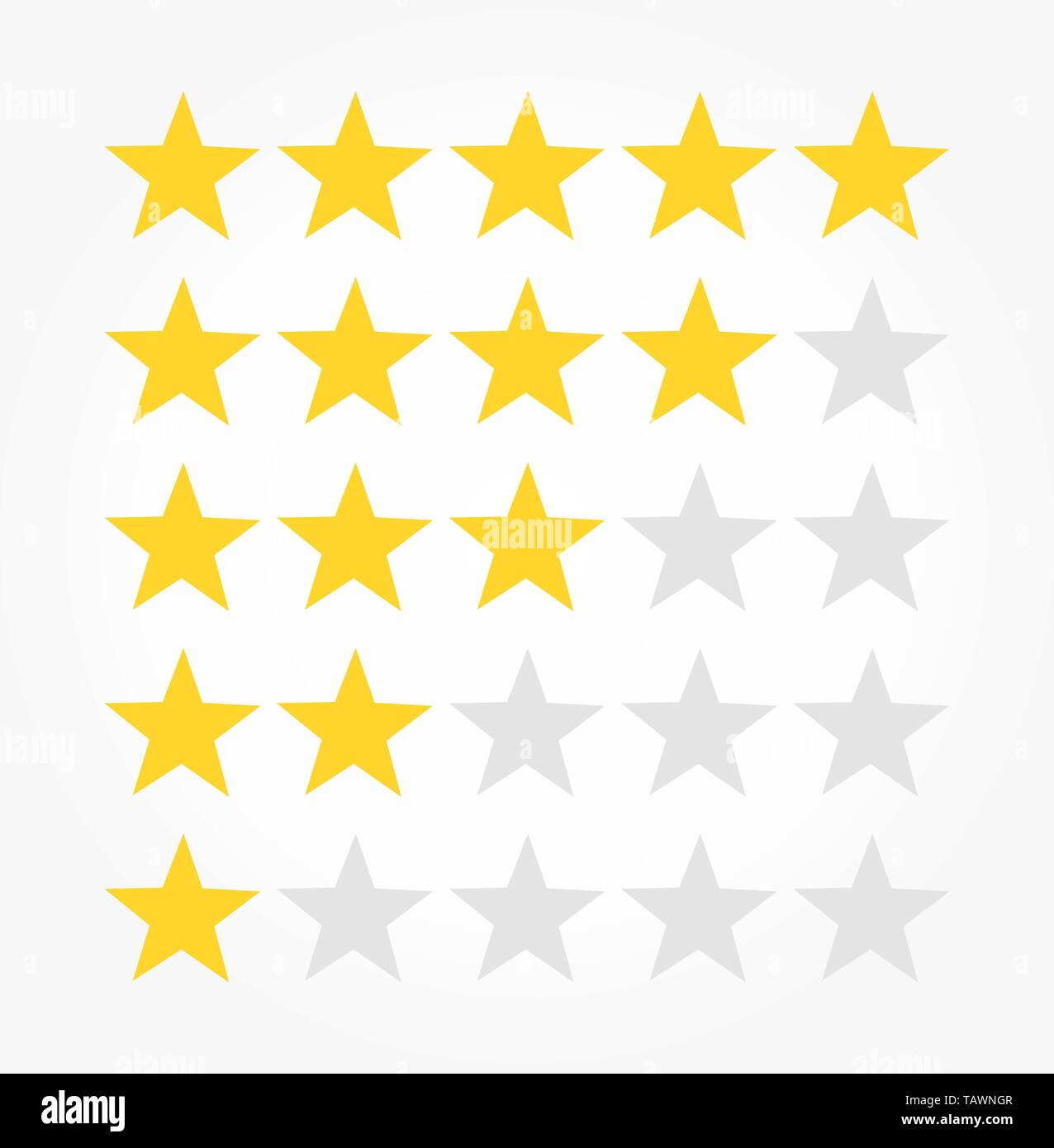 Rating rank stars symbols. Vector illustration Stock Vector Image & Art ...