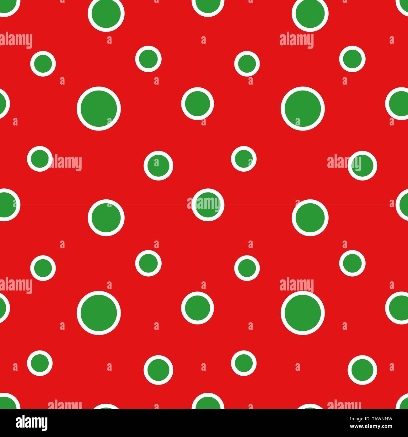 Red and green dots pattern. Vector illustration Stock Vector Image ...