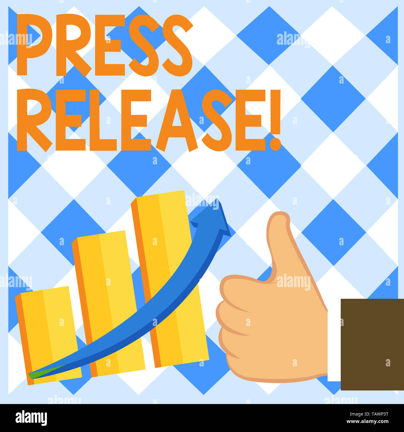 Conceptual hand writing showing Press Release. Concept meaning ...