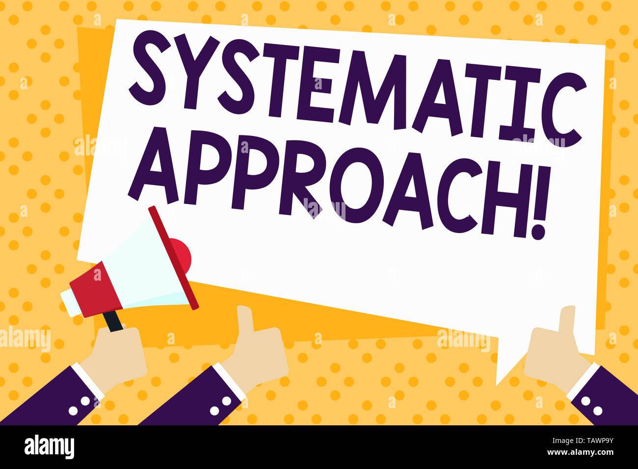 Writing note showing Systematic Approach. Business concept for A process used to determine the ...