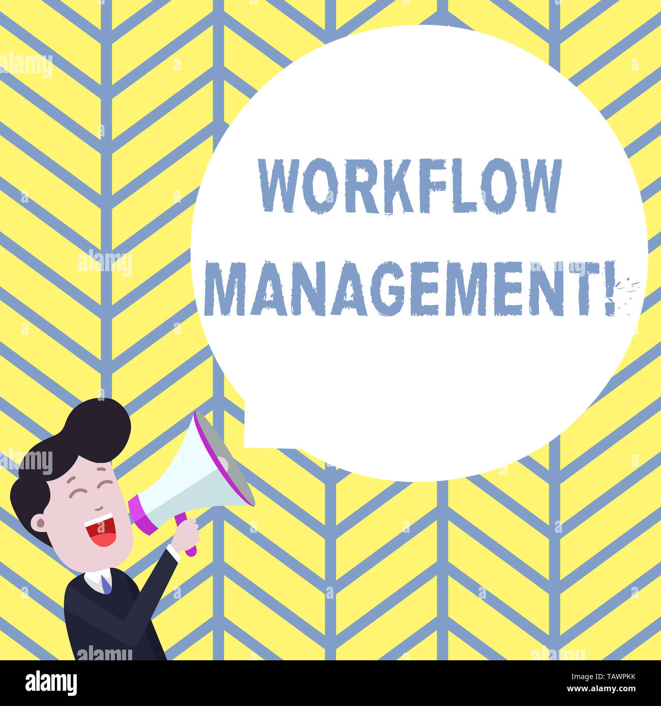 Handwriting Text Writing Workflow Management Conceptual Photo The