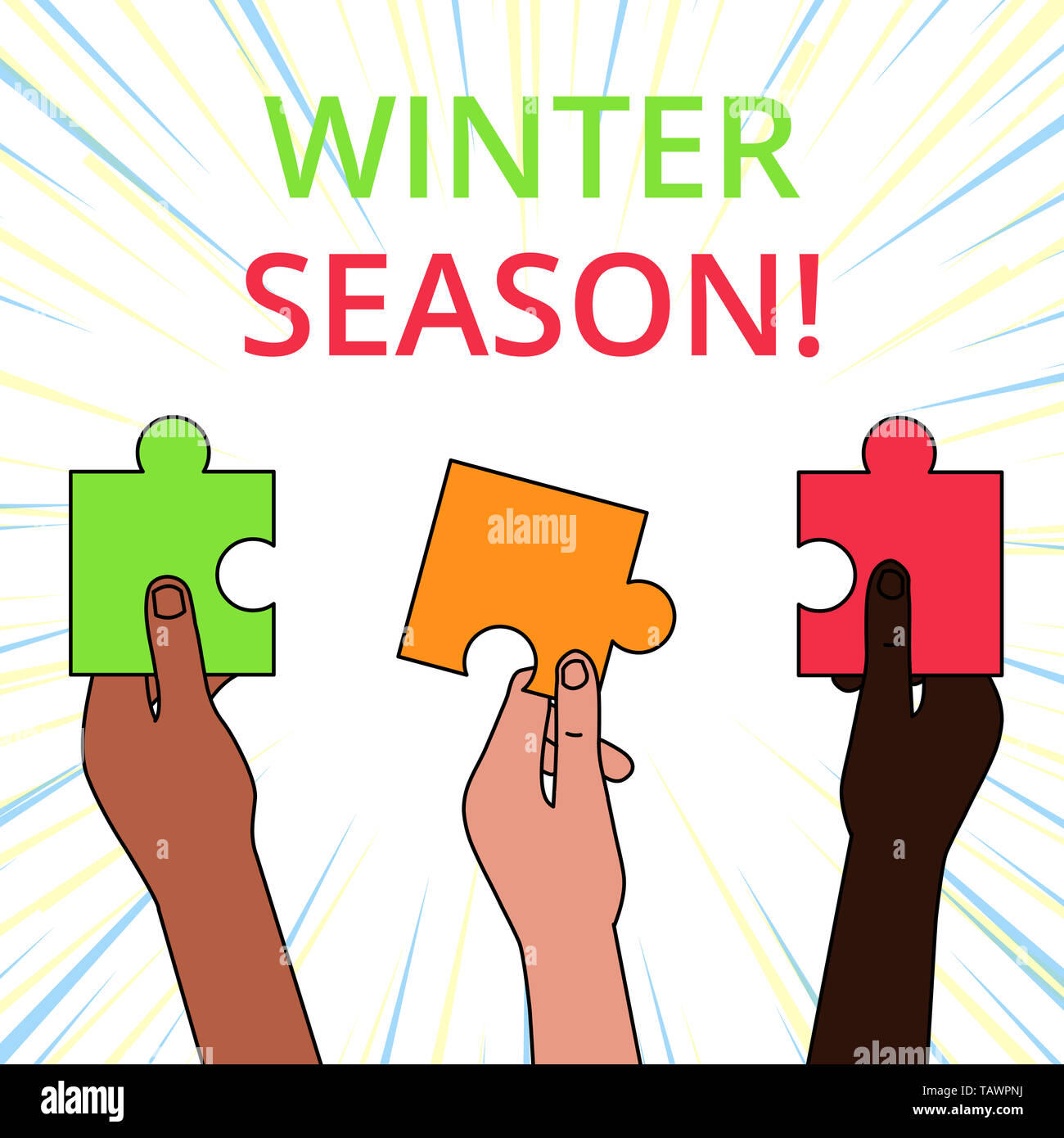 Conceptual hand writing showing Winter Season. Concept meaning the ...