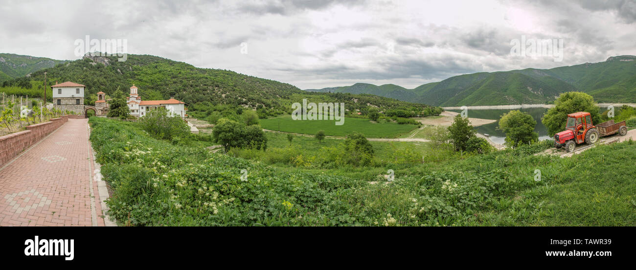 Macedonia - Tikvesh Region - Polog Monastery - St. George - Panoramic ...