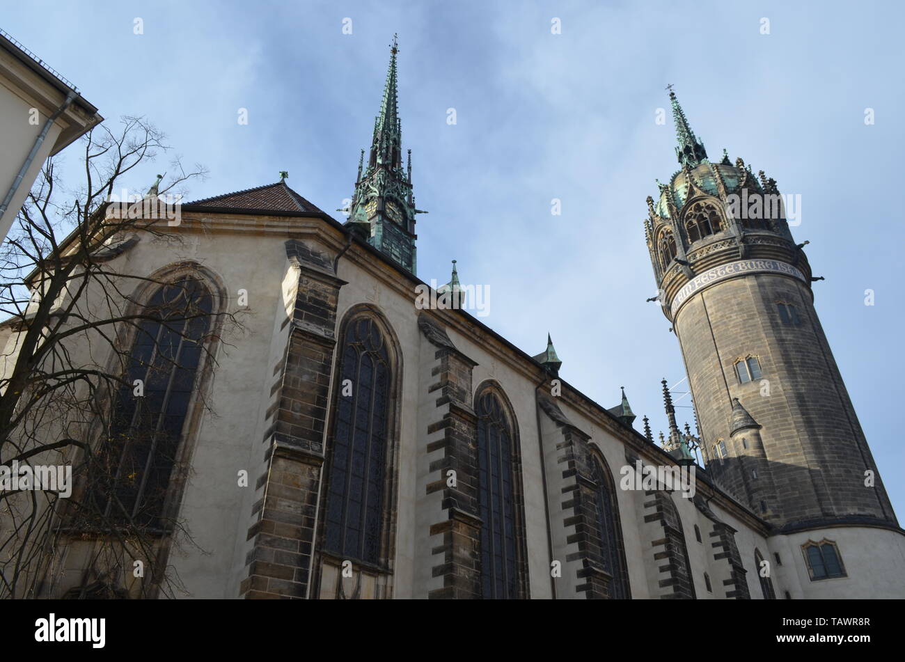 Wittenberg castle church hi-res stock photography and images - Alamy