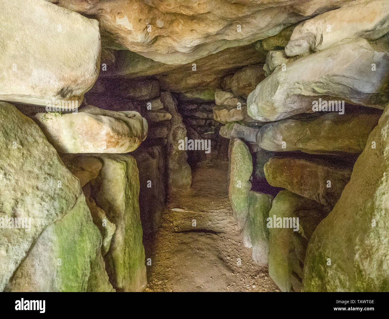 West Kennet Long Barrow is a Neolithic tomb or barrow, situated on a ...