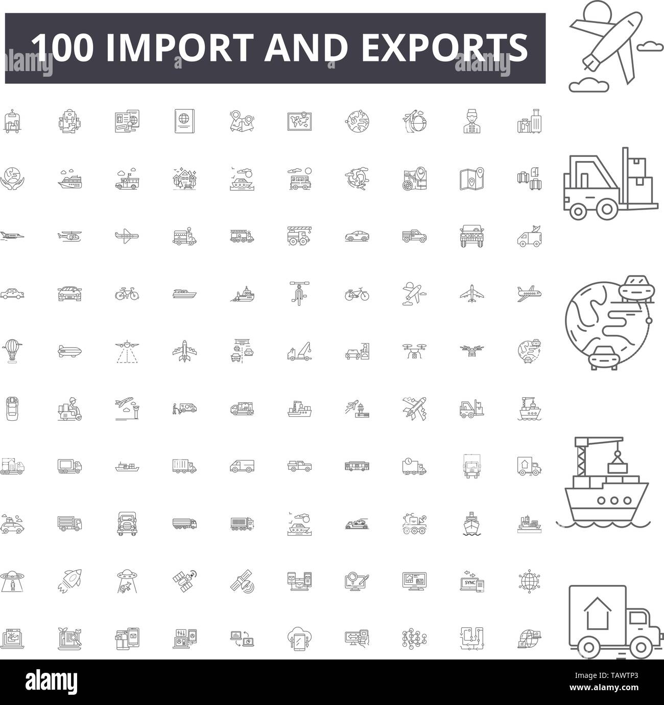 Import Export Illustration High Resolution Stock Photography and Images ...