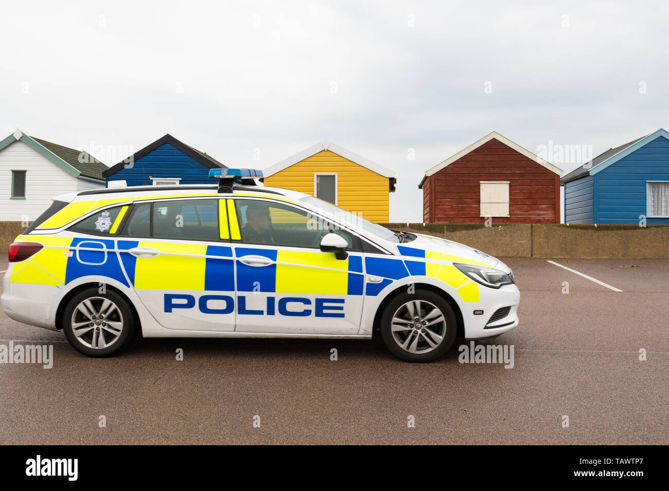 British police car hi-res stock photography and images - Alamy