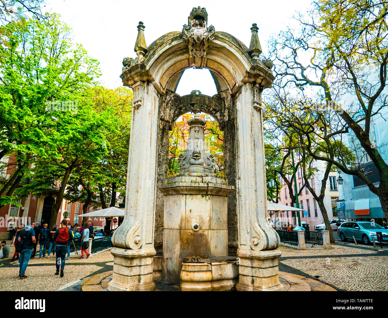 Lisbon largo do carmo hi-res stock photography and images - Alamy