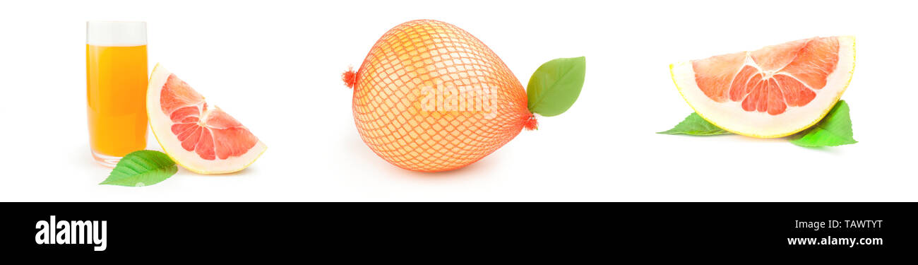 Collage of pomelo Stock Photo - Alamy