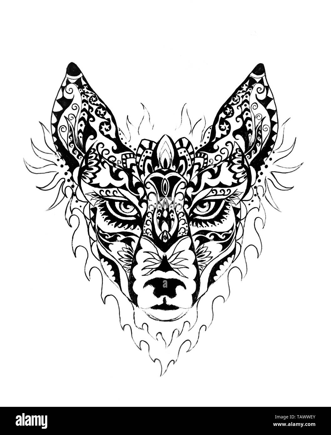 Celtic Animal Zodiac Wolf