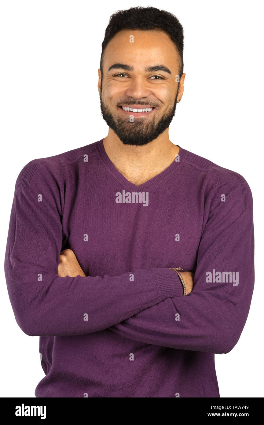 Happy black man Stock Photo - Alamy