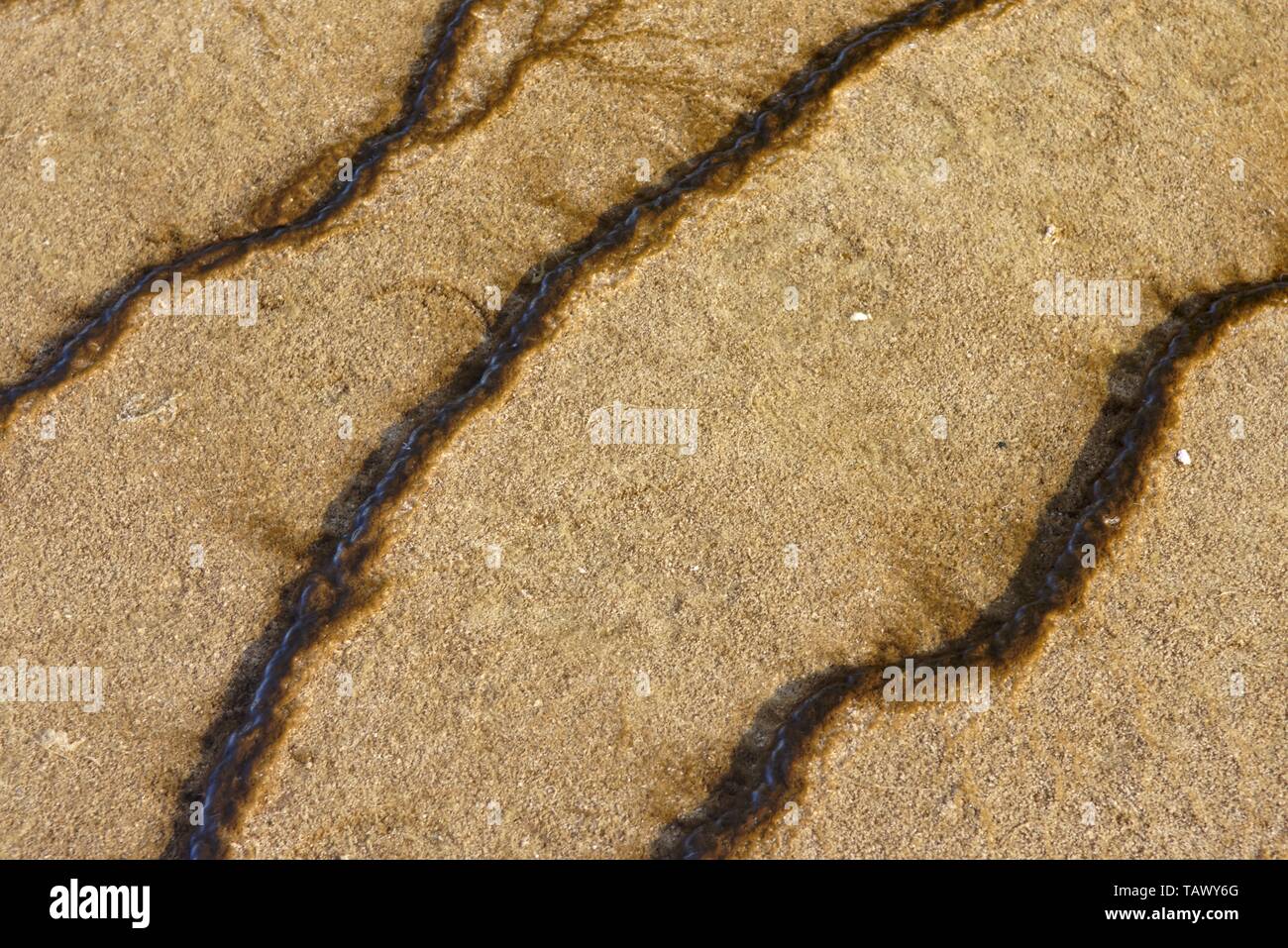Volcanic stream bottom Stock Photo - Alamy