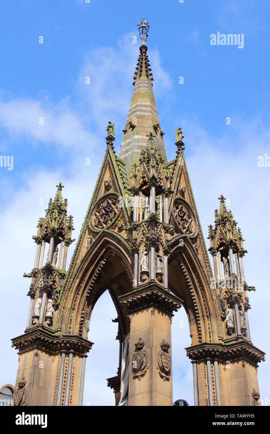 Manchester monument statue uk united kingdom britain england europe hi ...