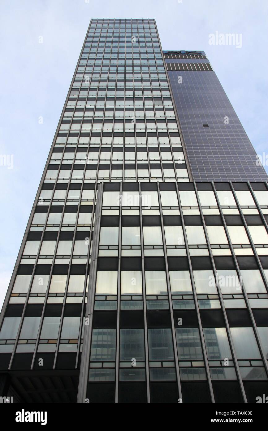 MANCHESTER, UK - APRIL 23, 2013: CIS Tower in Manchester, UK. CIS Tower ...