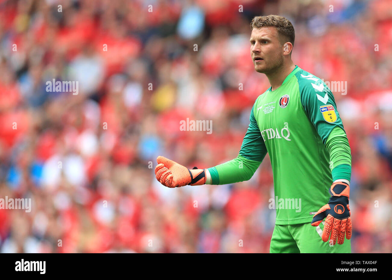 Charlton Athletic goalkeeper Dillon Phillips Stock Photo - Alamy