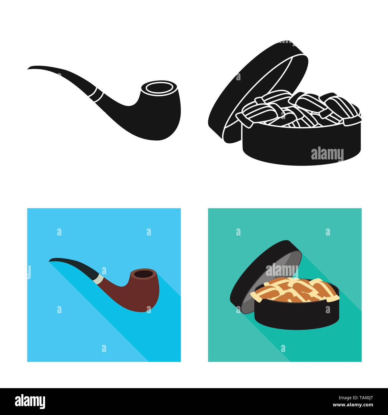 Vector illustration of refuse and stop icon. Collection of refuse and ...