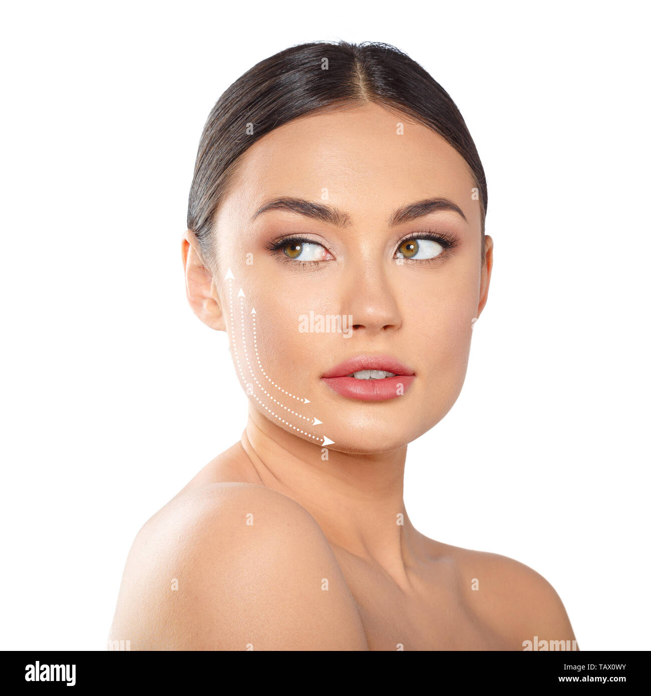 Dotted face and neck hi-res stock photography and images - Alamy